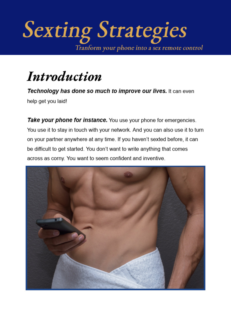 Sexting Strategies PDF | PDF