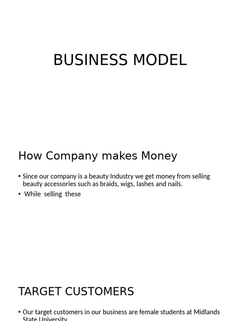 Business Model | PDF