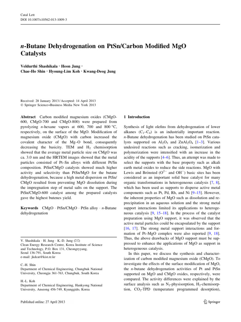 13 - PtSn-CMgO | PDF