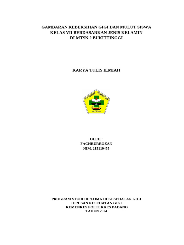 Kti Ozan Selesai Cetak | PDF