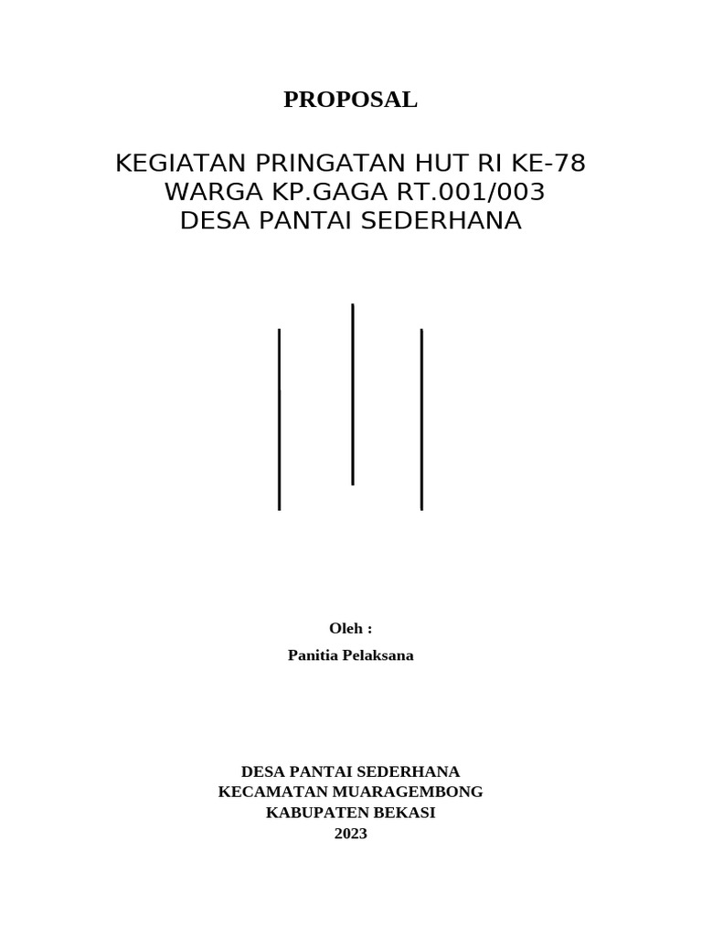 Contoh Proposal 17 Agustus | PDF