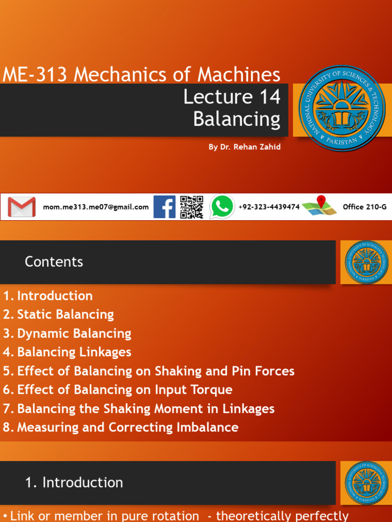 Lecture 14 Balancing Part A | PDF