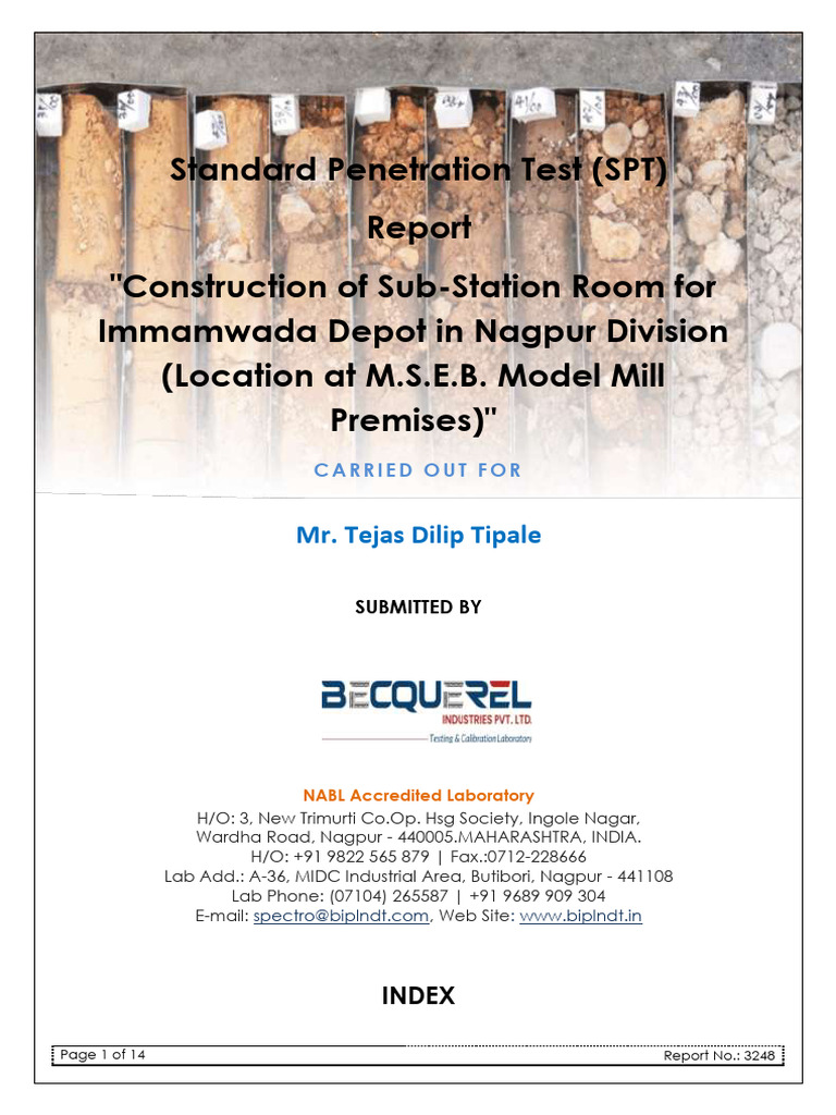3248 SPT Test Report | PDF