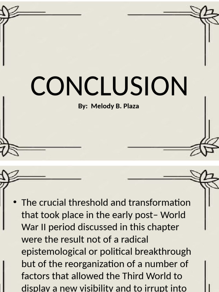Report - Conclusion | PDF