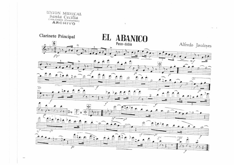 2b - El Abanico Clarinet Clarinet | PDF