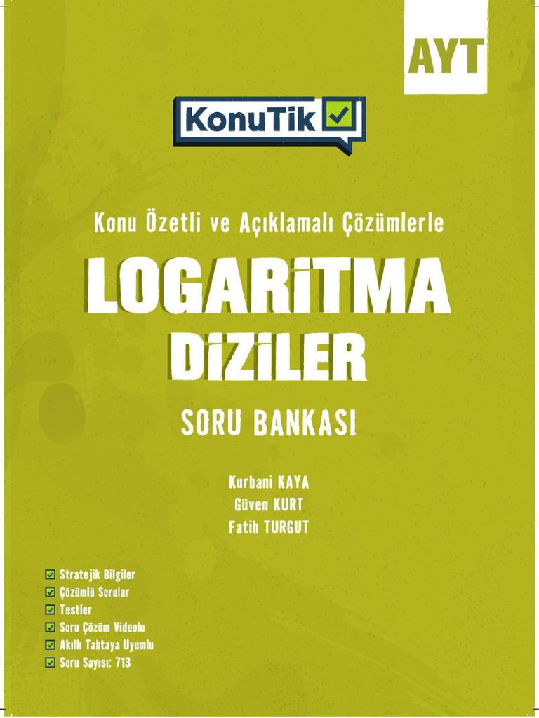 Okyanus Logaritma-Diziler Soru Bankasır | PDF