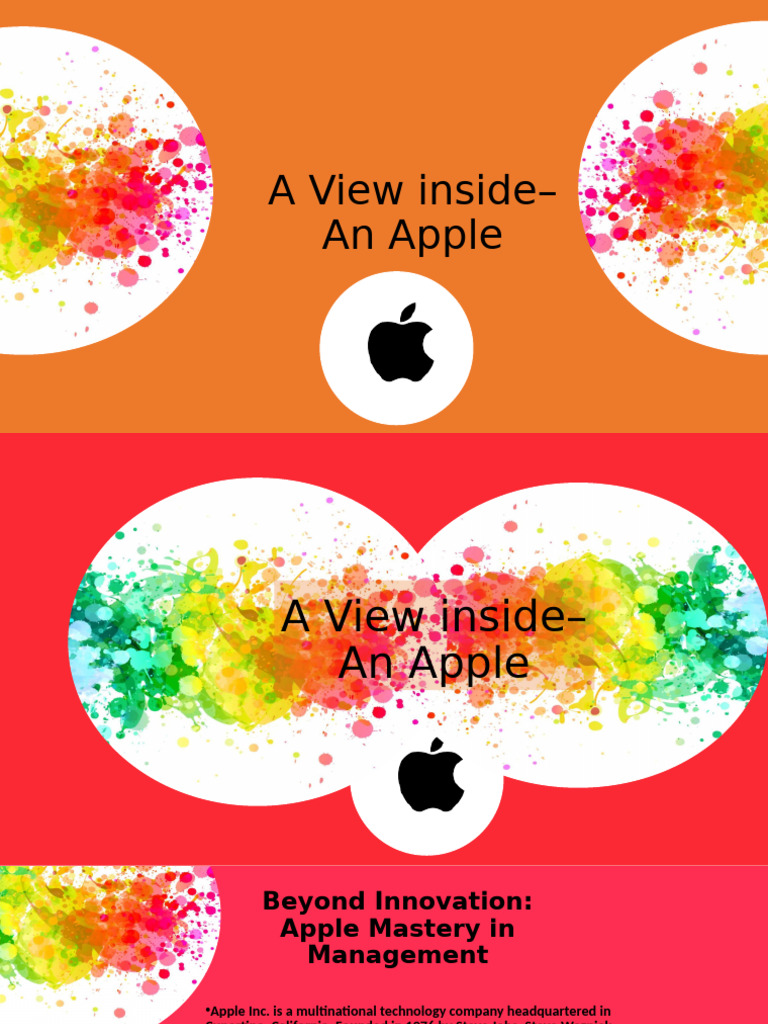 Apple Presentation by Dev & Daksh | PDF