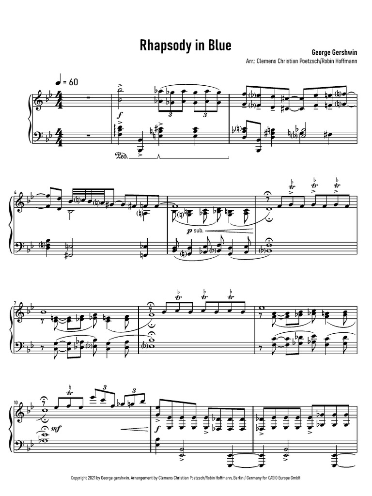 Rhapsody in Blue - Score | PDF