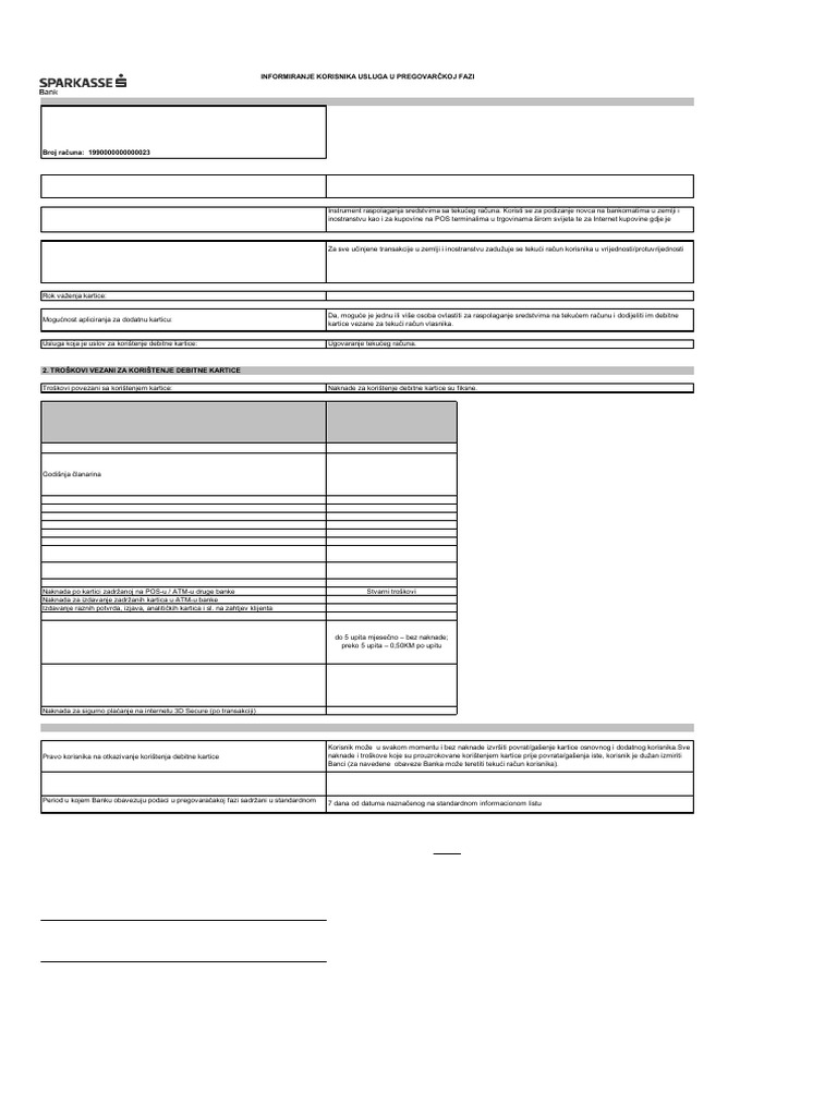 MasterCard Debit Card Fee Structure | PDF | Business | Finance & Money ...