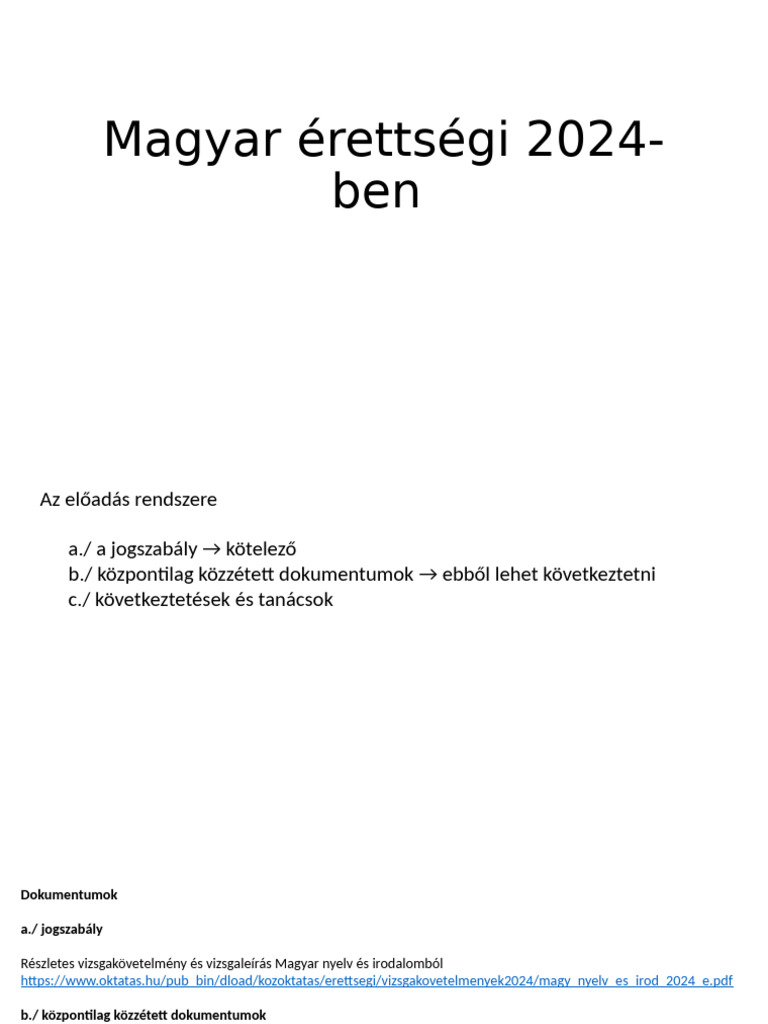 Fdgy Magyarerettsegi | PDF