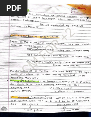 Dihaloalkane Isomerism Qs Study AS Level Chemistry ZNotes | PDF