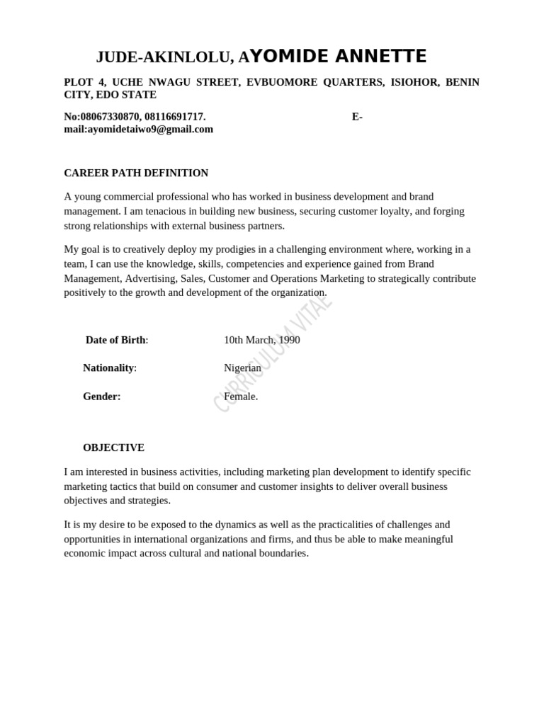 Share Ayomide Jude-Akinlolu CV (Rep) | PDF