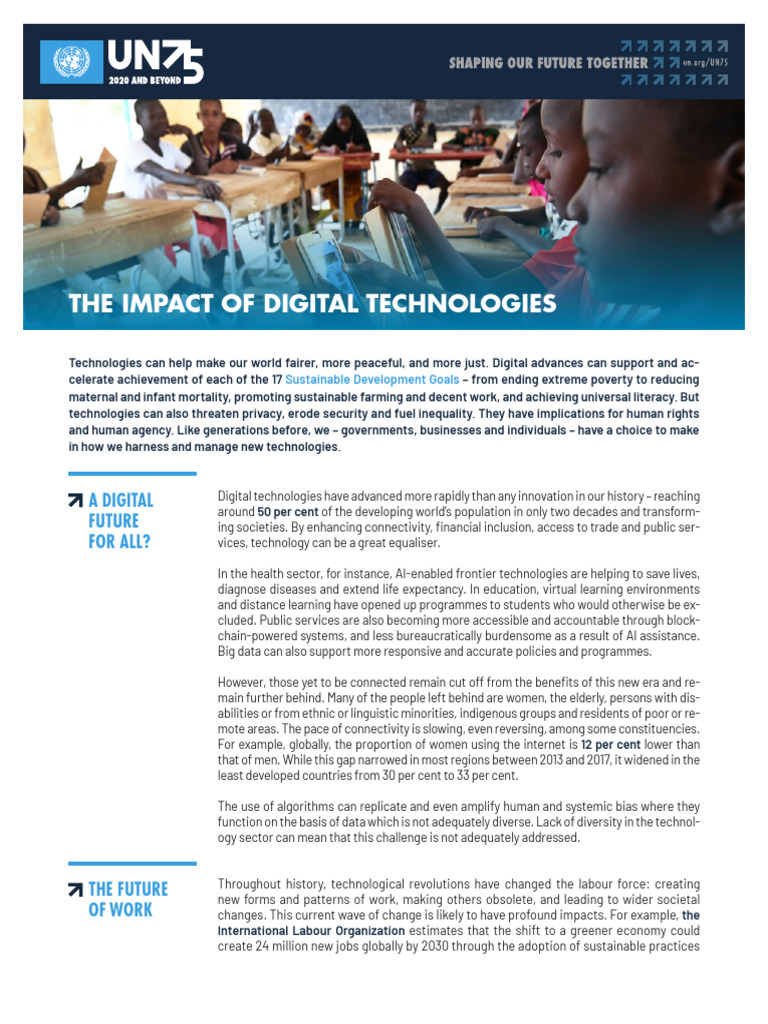 Un75 New Technologies | PDF