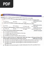 Class 10 Science Pyq CH 6 Control and Coordination | PDF | Auxin | Endocrine System