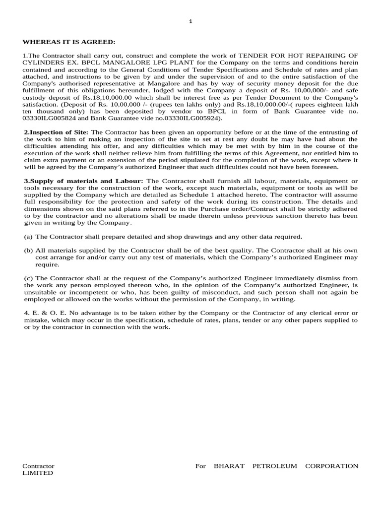 Vendors Agreement | PDF