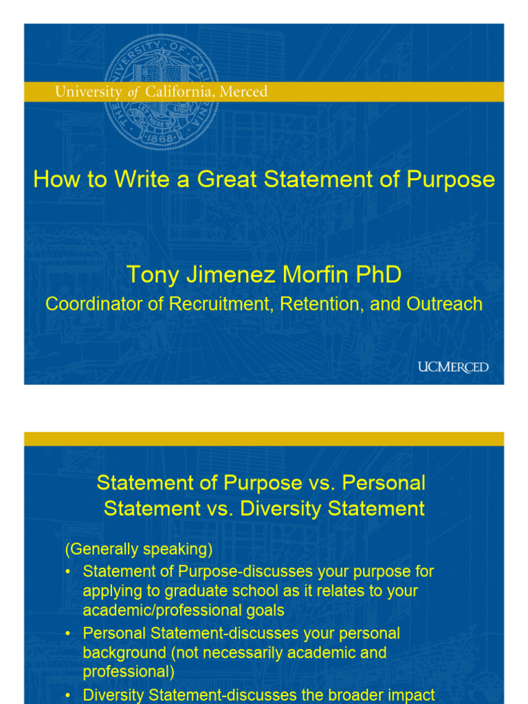 Revised Statement of Purpose UCM | PDF | Economics | Cognition