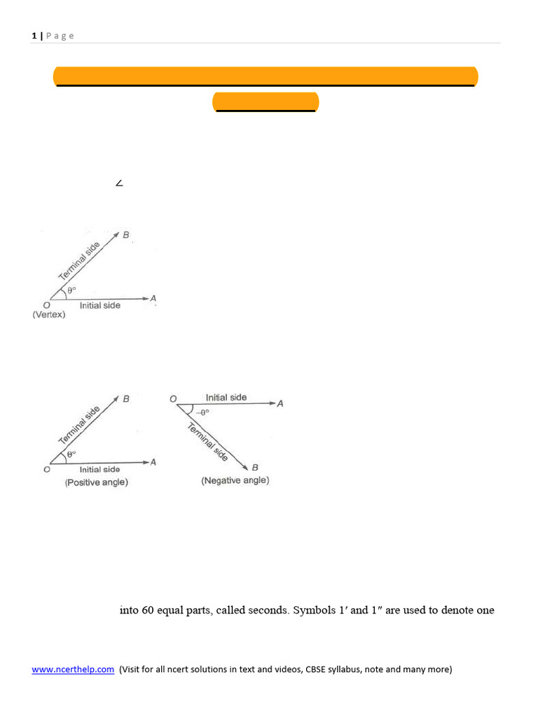 All Formula and Notes For Trigonometry Class 11 Chapter 3 Trigonometric ...