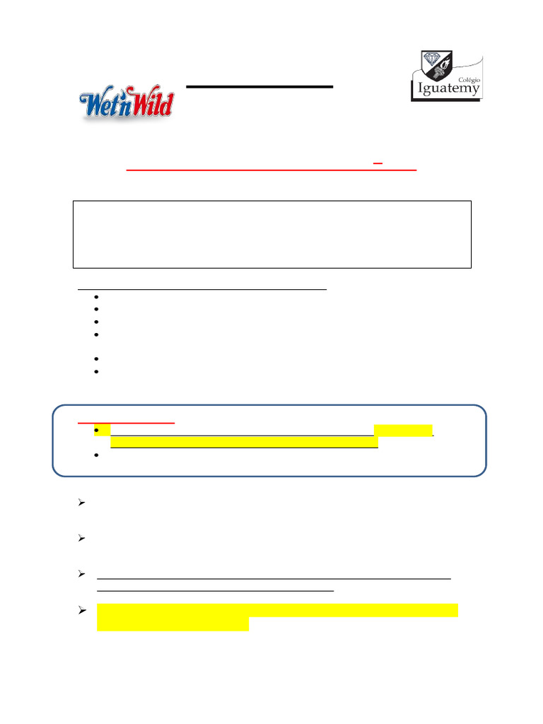 Orientações Wet 1 | PDF