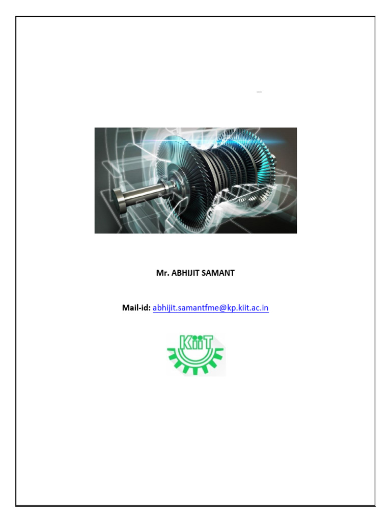 Study Material 3rd Semester Winter 2021 Mechanical Engg. Thermal Engineering 1 Abhijit Samant | PDF
