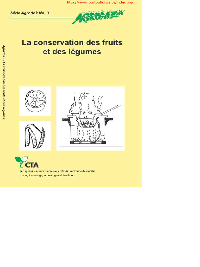 EBOOK La Conservation Des Fruits Et Des Legumes | PDF