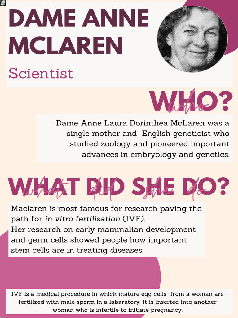 Dame Anne Mclaren | PDF