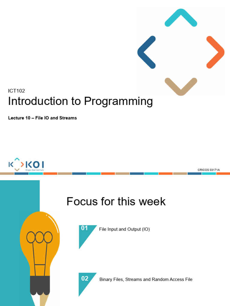 Lecture10 - ICT102 - T222 For Lecture Class | PDF | Computer File | Computers