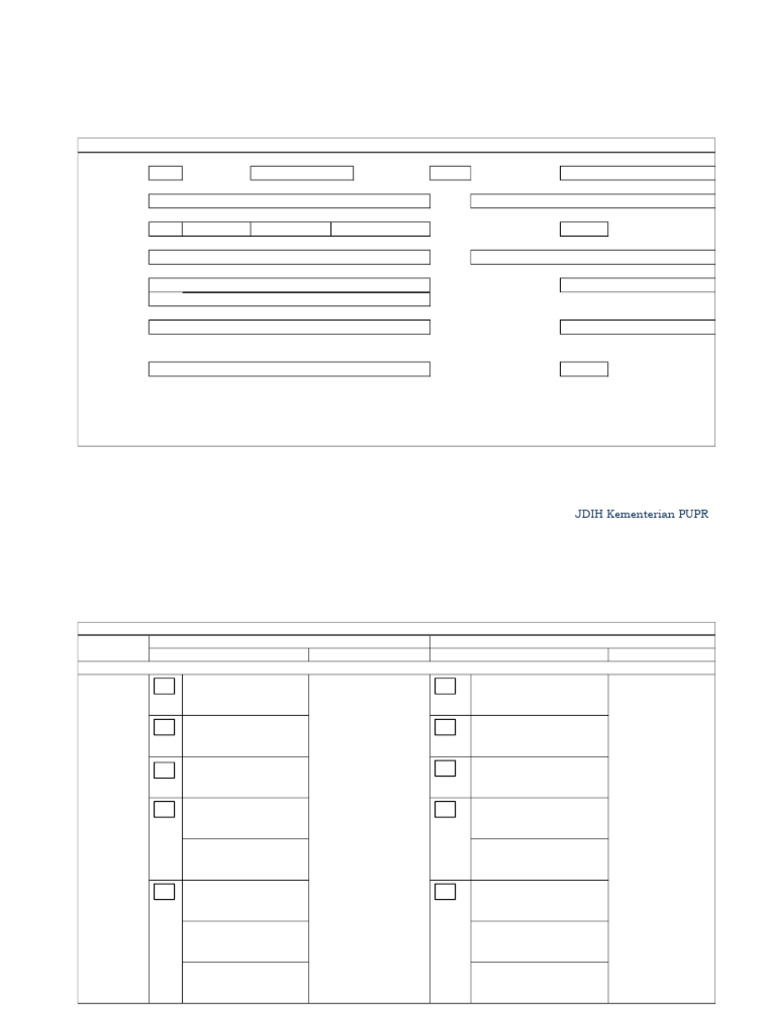 Form Inspeksi Jalan Khusus | PDF