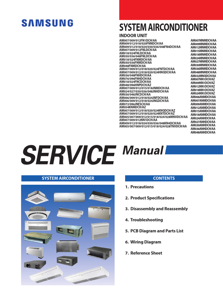 DVM+S+Indoor+Unit+Service+Manual AC-00015E 15 200923 | PDF
