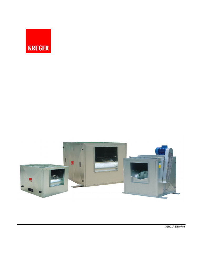 Kruger CFT Series General Instructions 4 | PDF