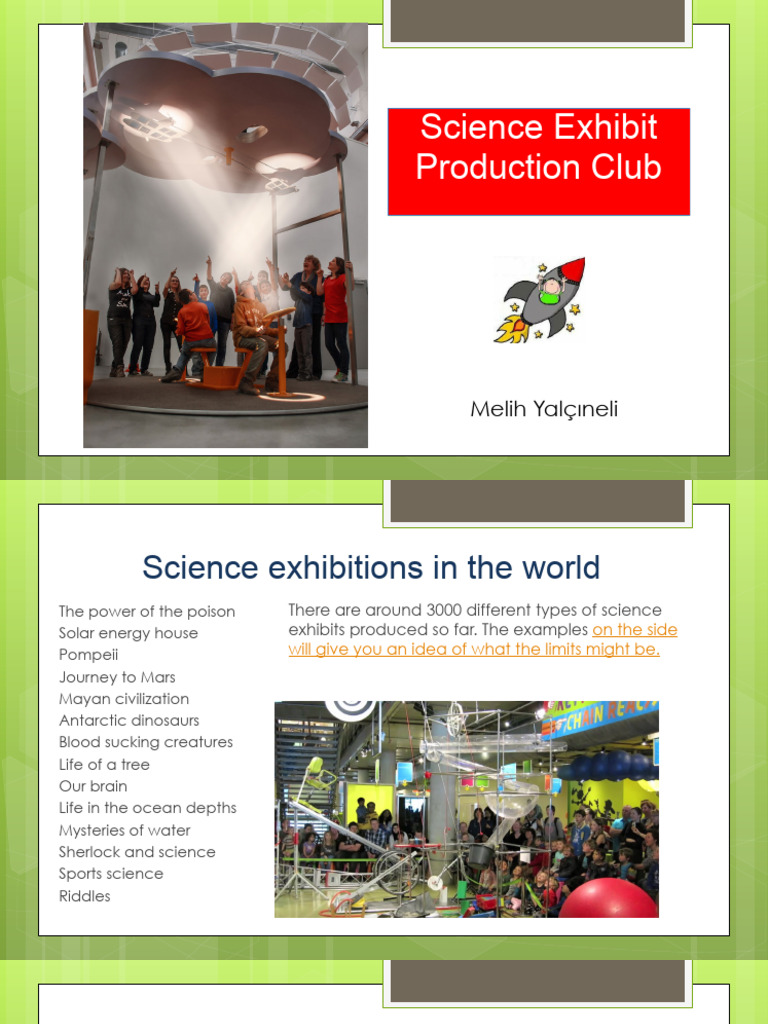 Science Exhibit Club | PDF