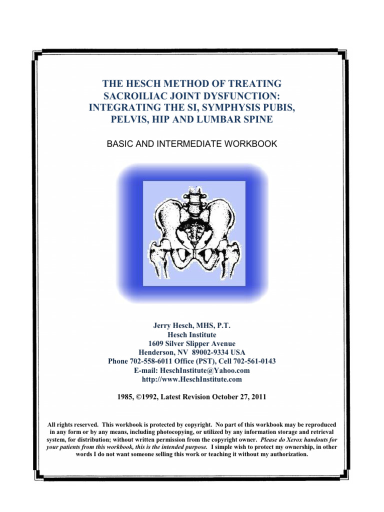 Workbook - Hesch Institute | PDF