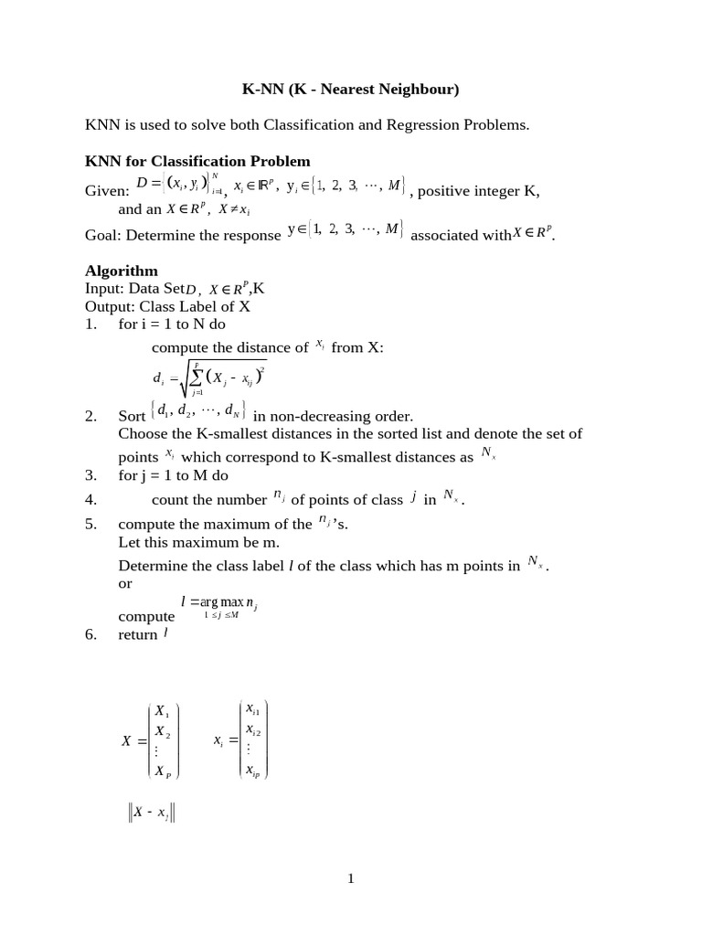 02 KNN | PDF