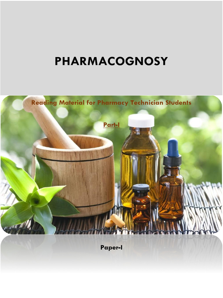 Pharmacognosy Short Notes | PDF | Allergy | Science & Mathematics