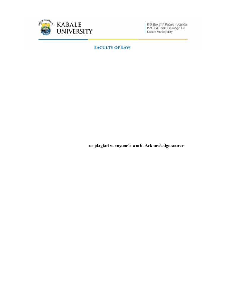 Law1105 Legal Writing and Drafting Coursework Assignment | PDF