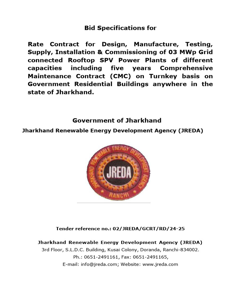 Jreda Street Light Bid | PDF