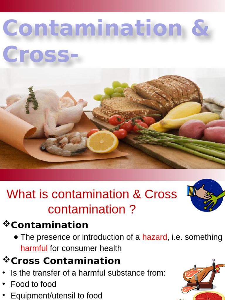 Cross Contamination & Food Poisoning Chain | PDF