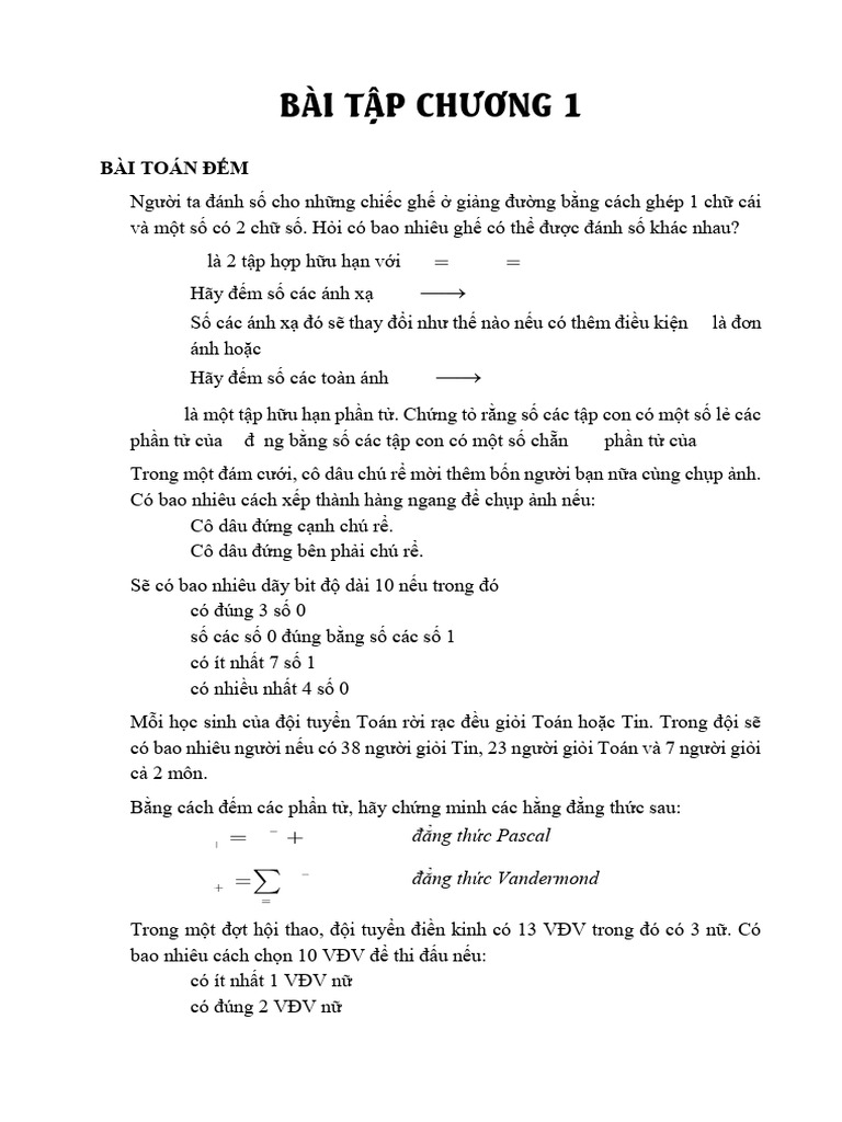 BT - To Hop Do Thi - Ch1 | PDF | Vietnam | Southeast Asia