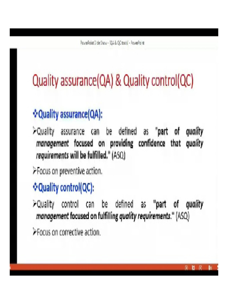 Qa - QC Trimming | PDF