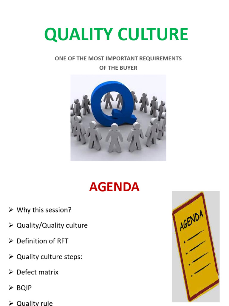 Defining Quality Culture in Organizations | PDF | Business | Career ...