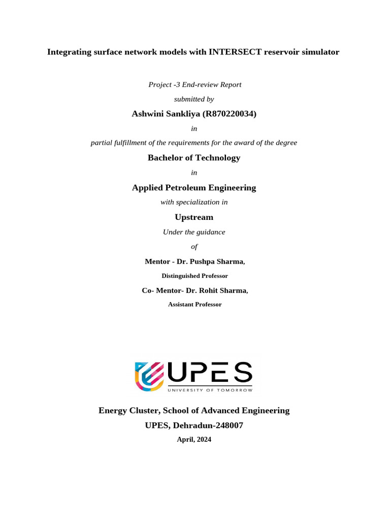 Major Project Report Format Final - Ashwini | PDF