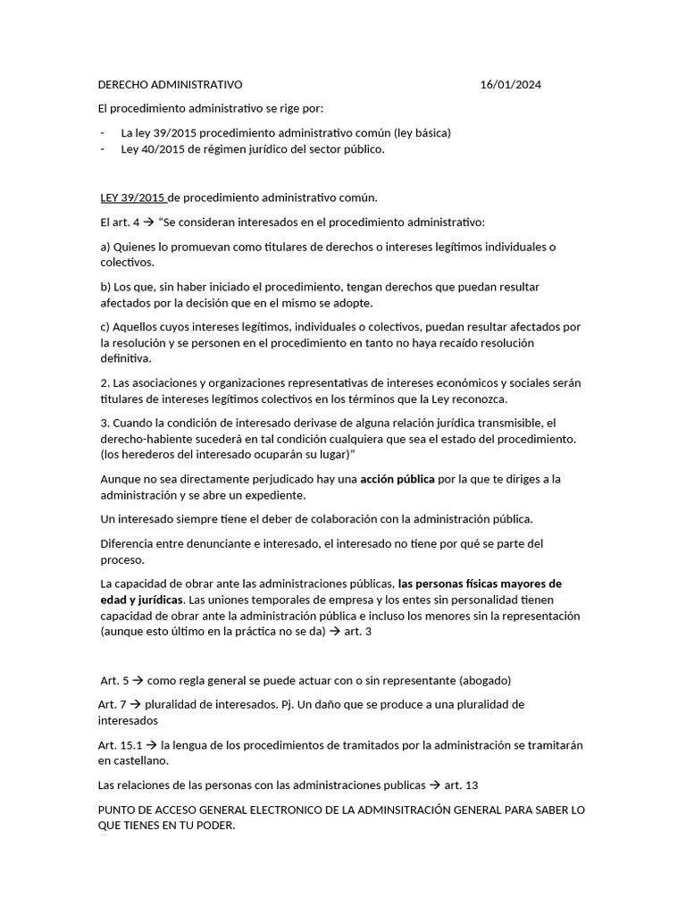 Derecho Administrativo | PDF