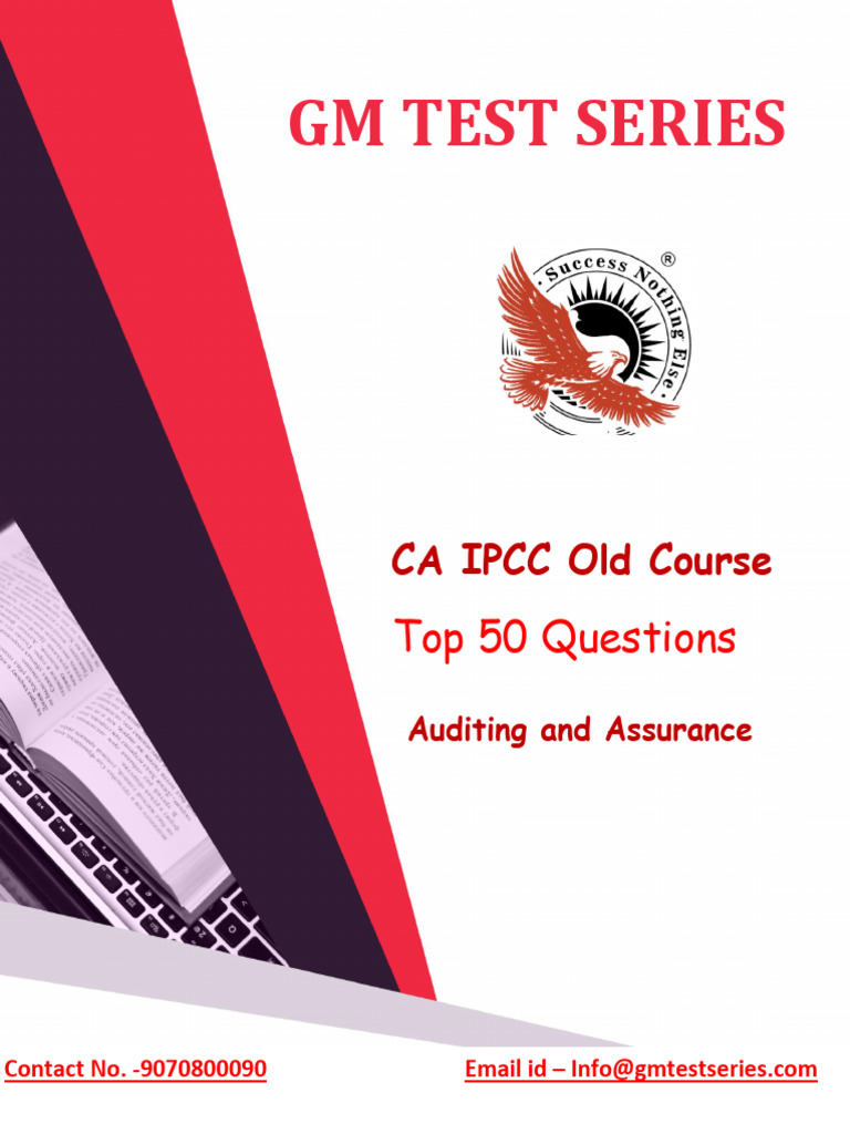 Ipcc Old Audit Top 50 Ques May 2020-21 | PDF