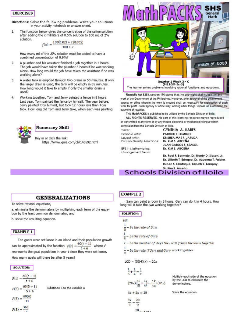 GenMath Q1 - W3 C | PDF