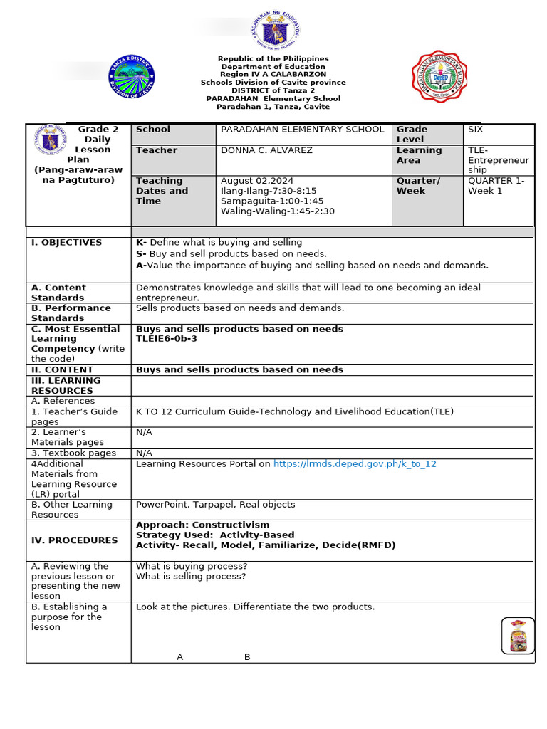 DLP q1 w1 Day 4 | PDF
