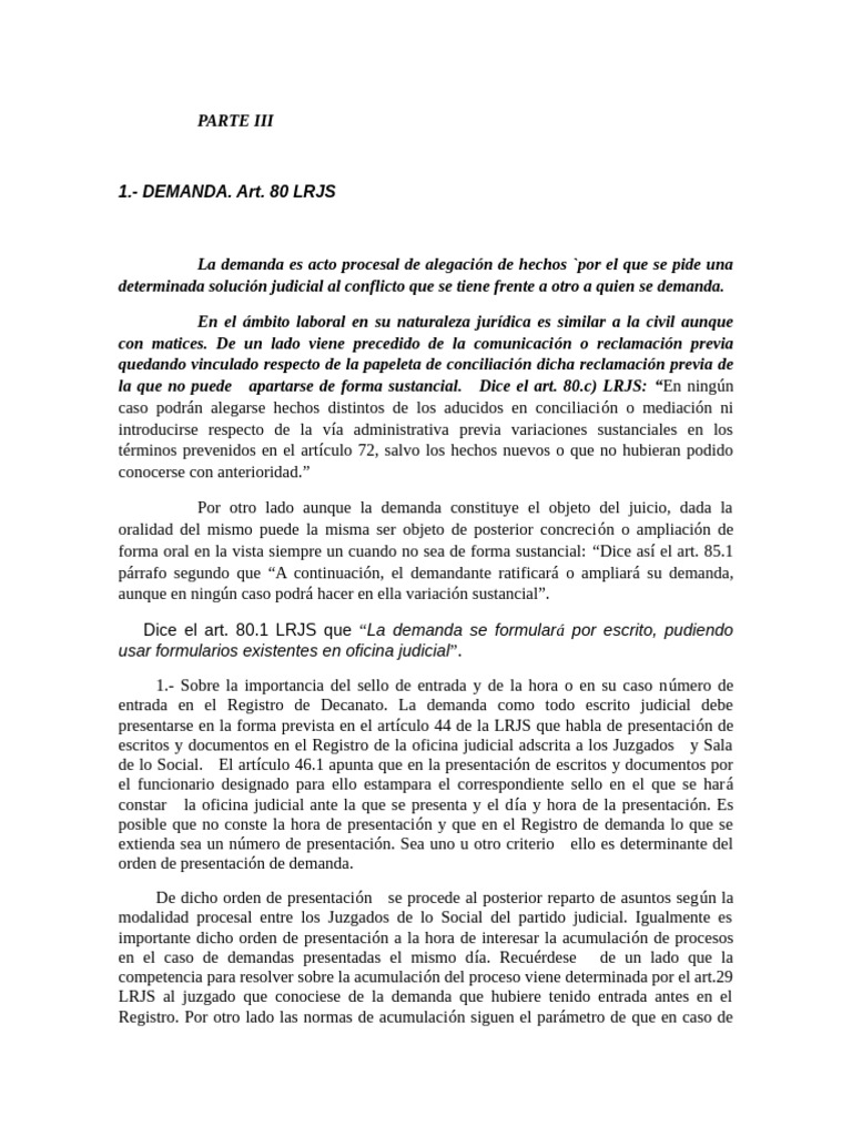 ART, 80 DEMANDA TRABAJO | PDF