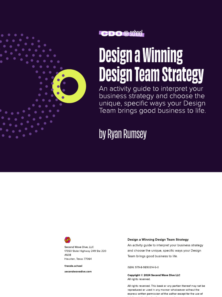 CDO School Design-Leadership-Strategy-Workbook Ryan Rumsey | PDF
