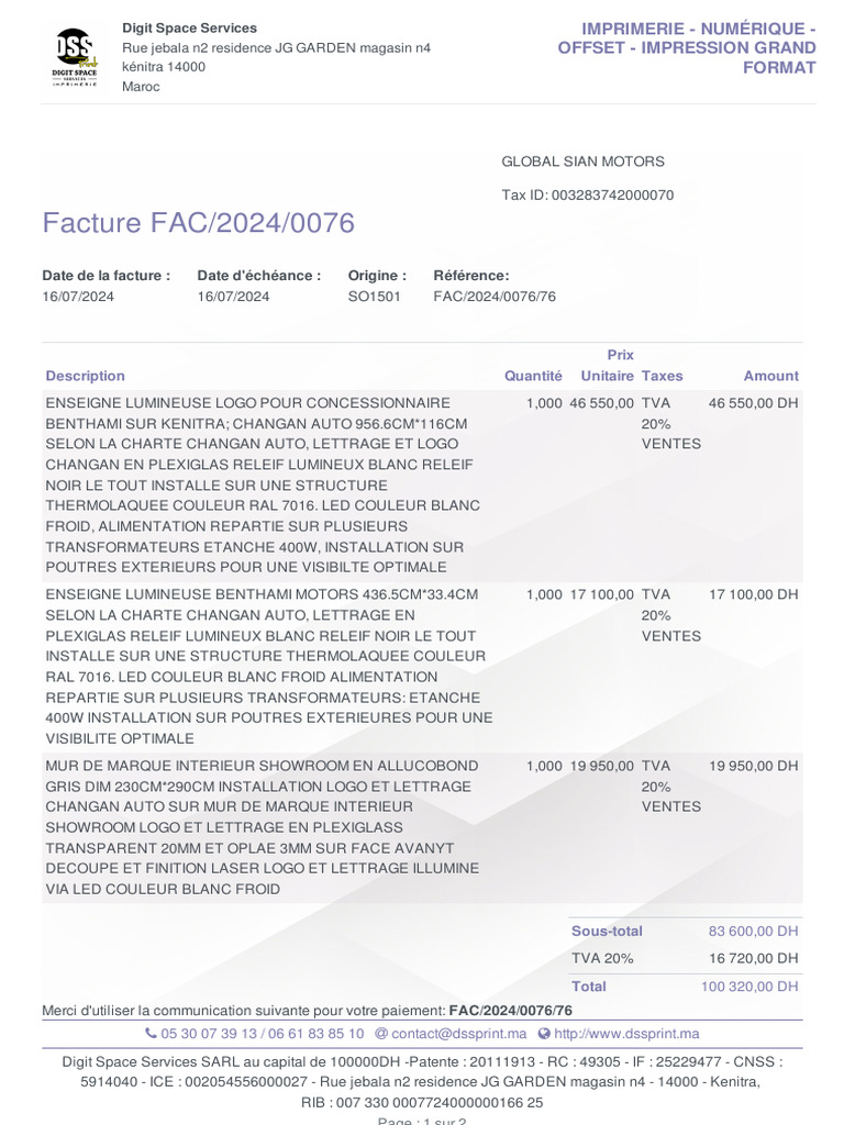 Facture - FAC_2024_0076 (2) | PDF