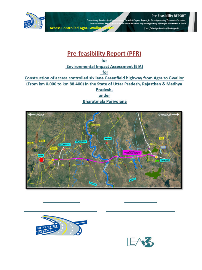 21 Sep 2022 17032605083964749Pre-Feasibilityreport | PDF | Transport ...
