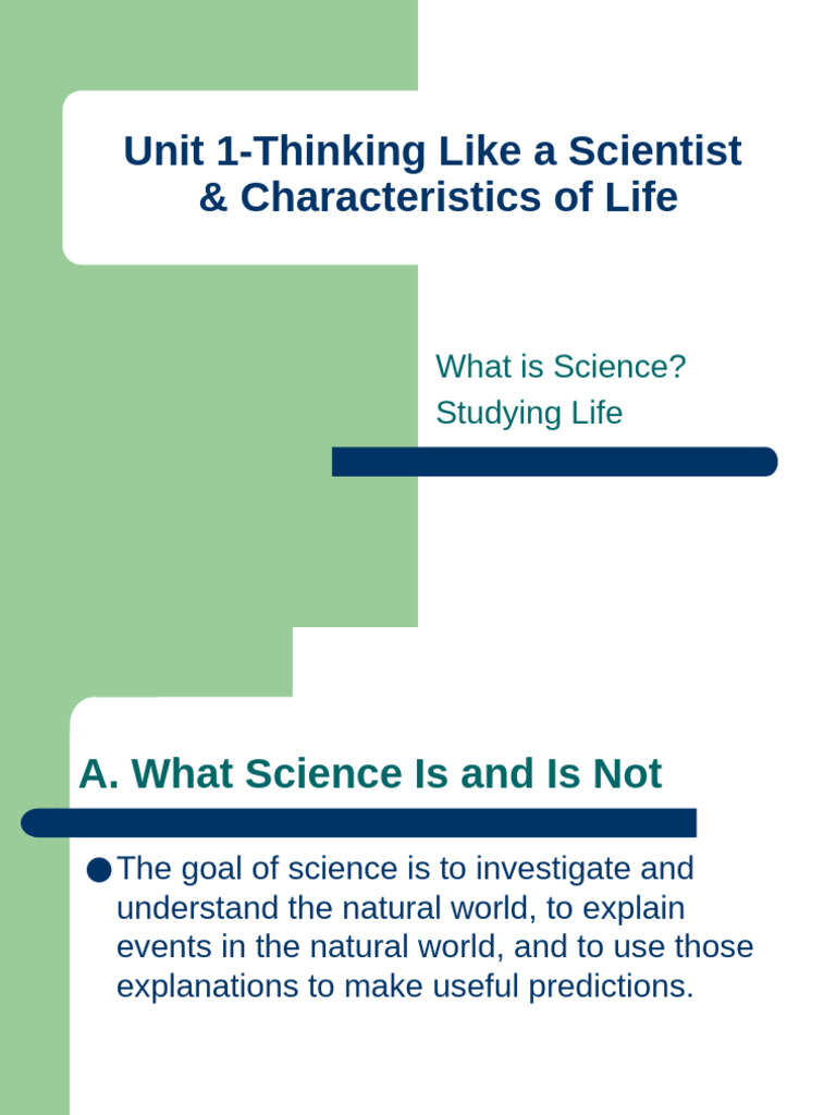 Characteristics of Life | PDF