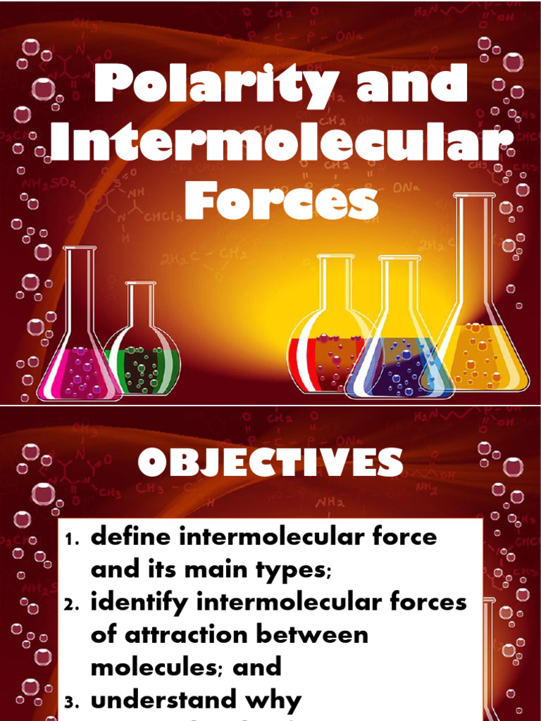 Polarity and Intermolecular Forces | PDF